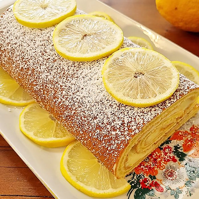 Rotolo al limone: un dessert goloso, morbido, al gusto agrumato dei ...